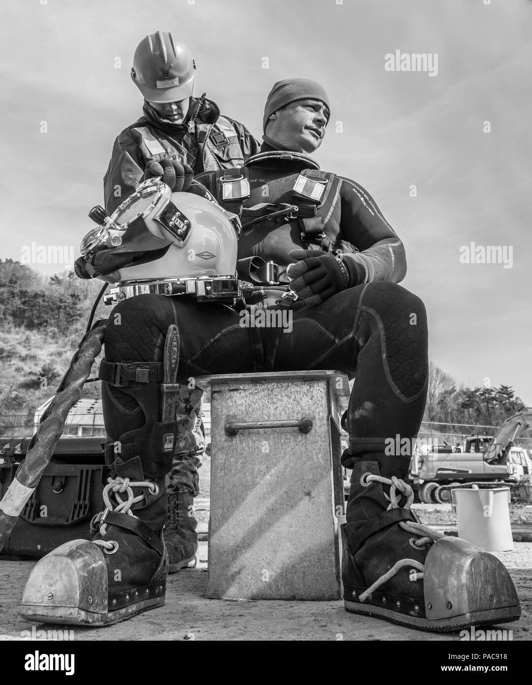 U.S. Navy Hospital Corpsman 1st Class James Aldridge assigned to ...