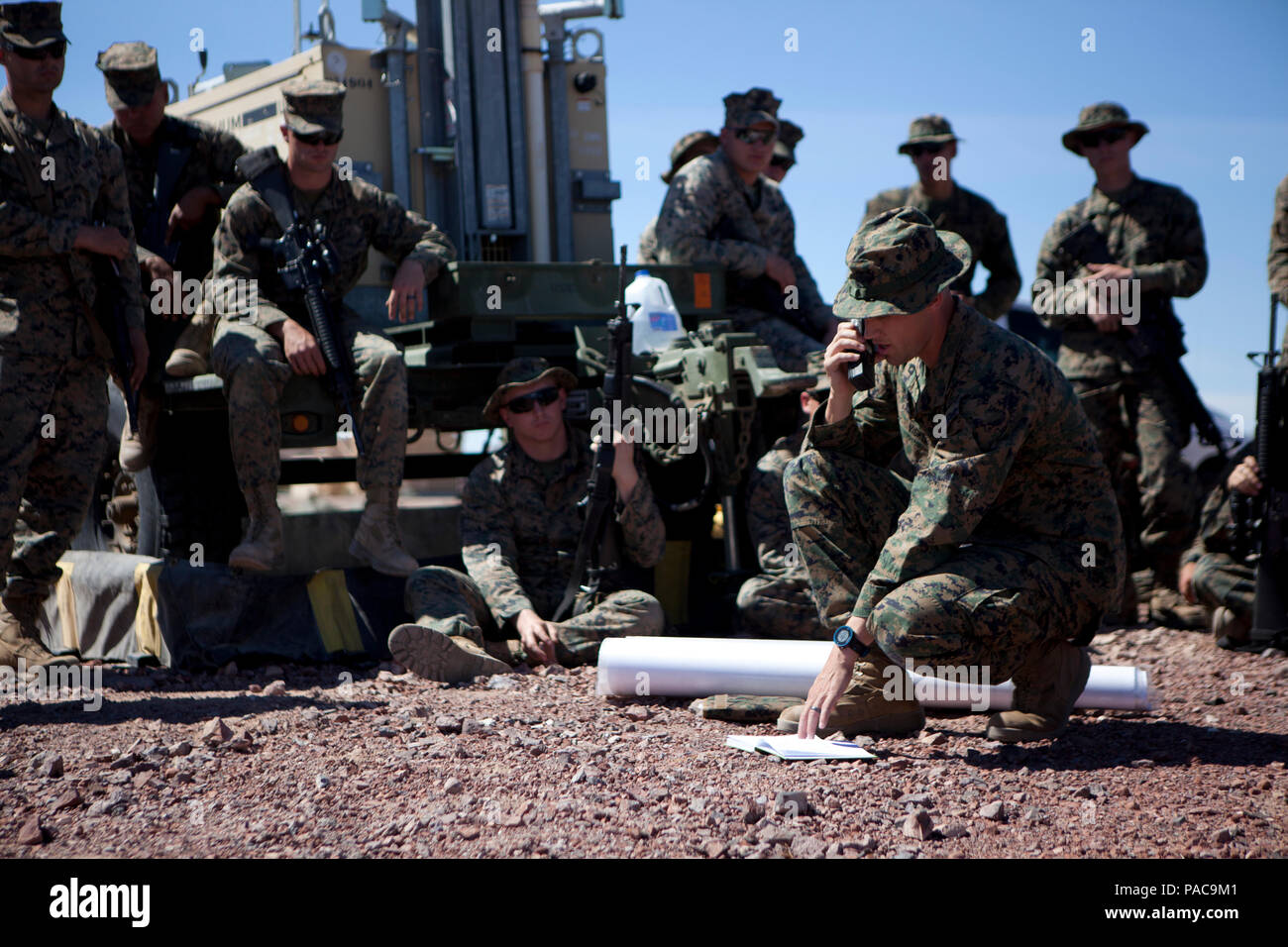 U.S. Marines, Capt. John Viskup with Marine Wing Support Squadron 371 ...