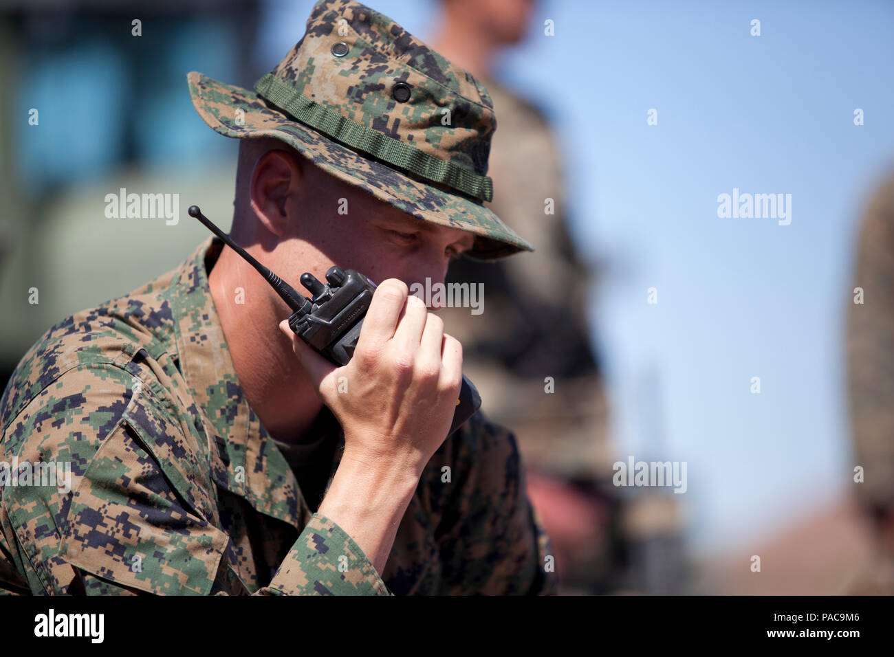 U.S. Marines, Capt. John Viskup with Marine Wing Support Squadron 371 ...