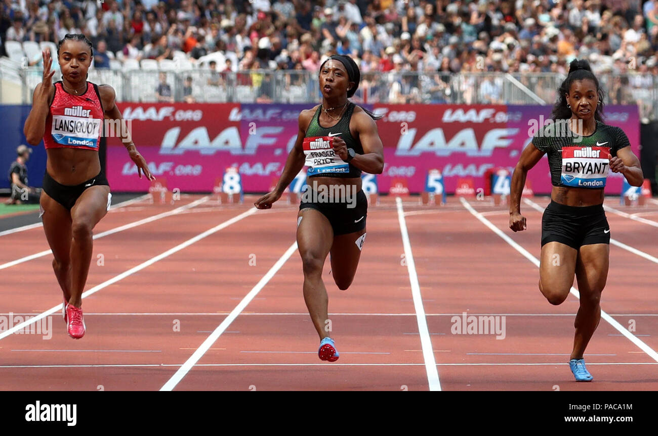 Shelly ann fraser pryce 2018 hi-res stock photography and images - Alamy