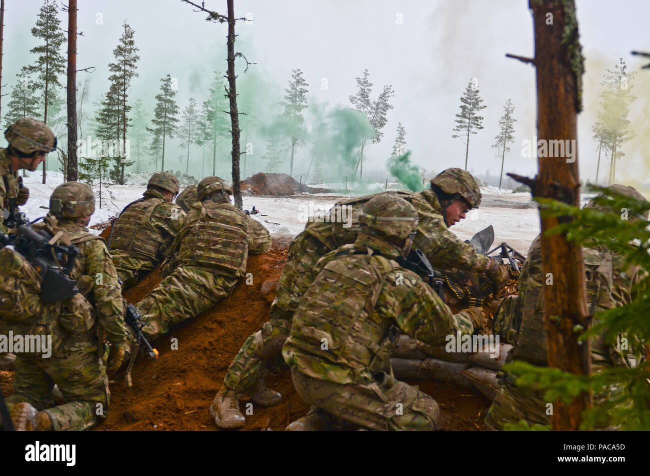 Iron Troop Soldiers with 3rd Squadron, 2nd Cavalry Regiment, stationed ...