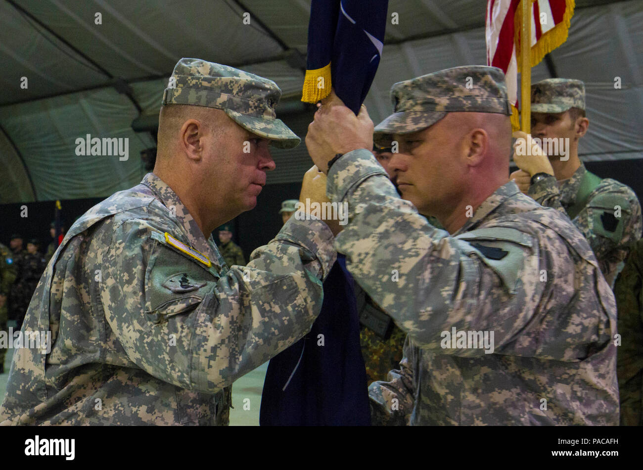 U.S. Army Col. Ros Gammon, commander of the 2nd Infantry Brigade Combat ...