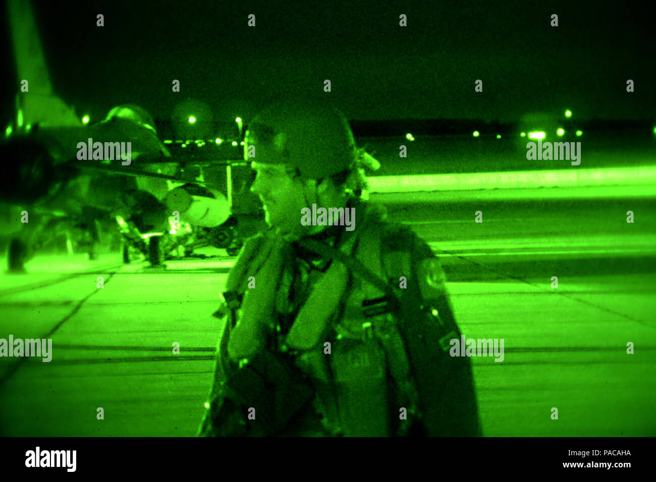 Maj. James McCroan of the 177th Fighter Wing's 119th Fighter Squadron ...