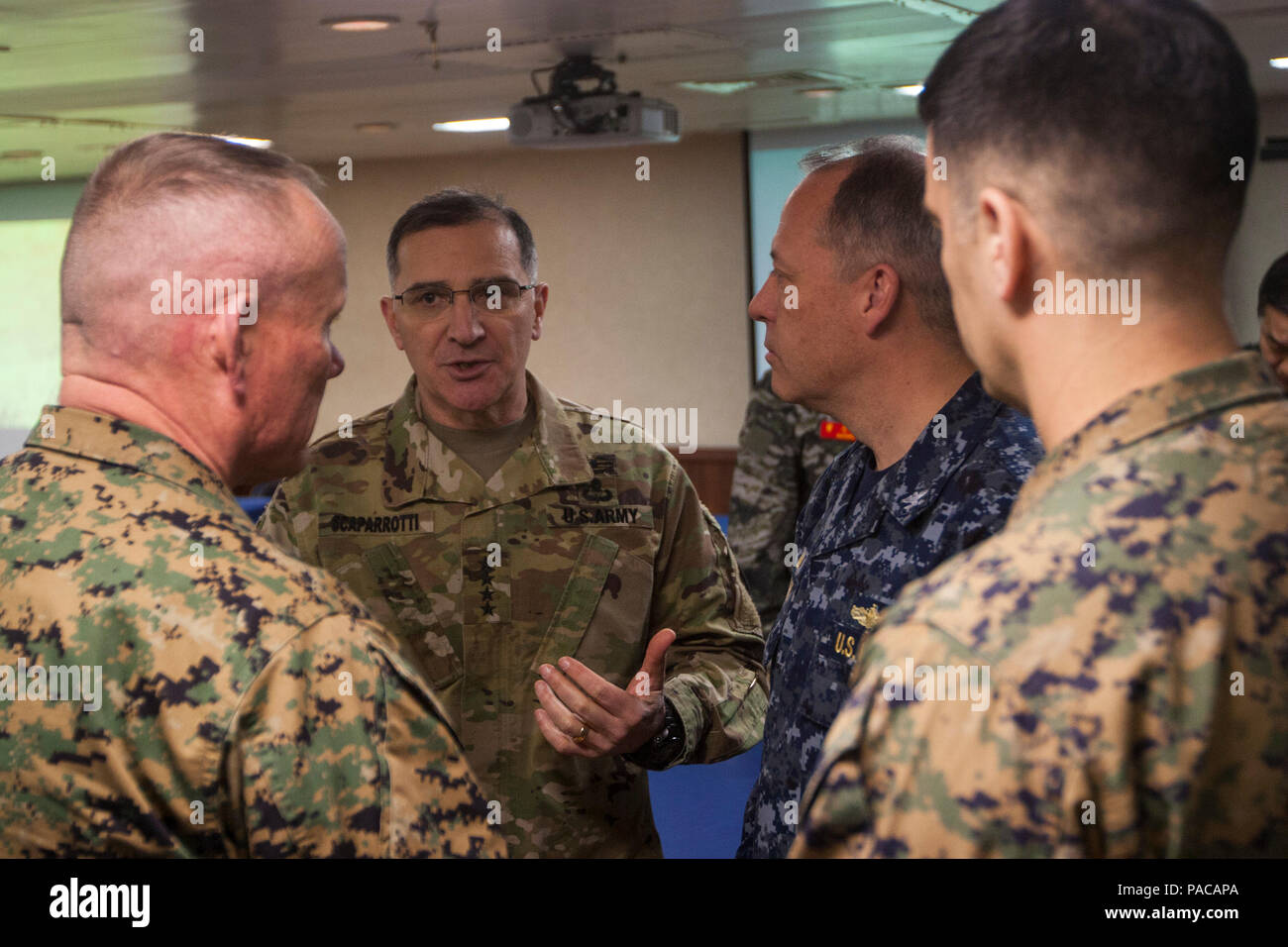U.S. Army Gen. Curtis Scaparotti, commander of U.S. Forces Korea ...