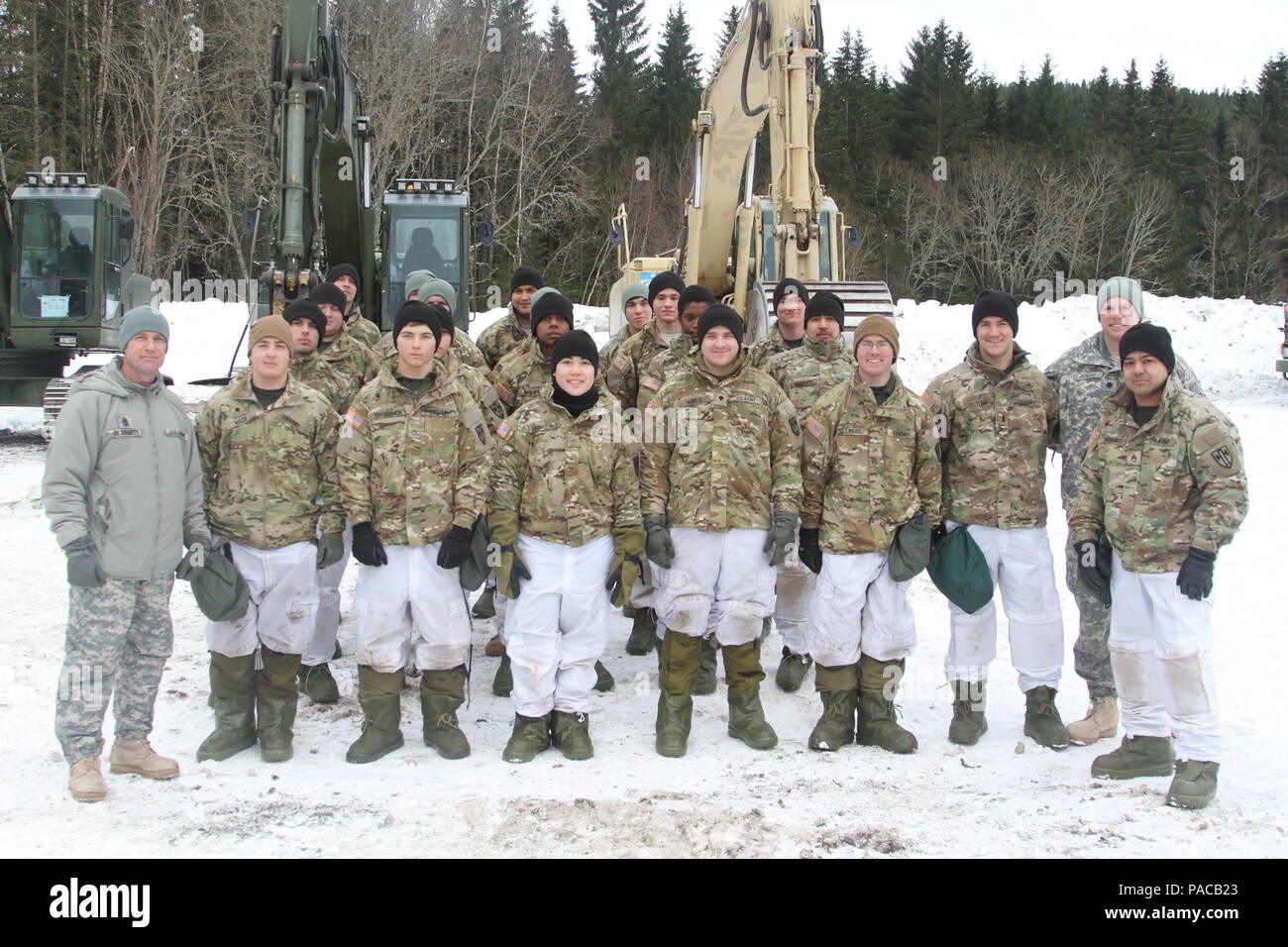 Lt. Col. Joseph Goetz, 15th Engineer Battalion commander, and Command ...
