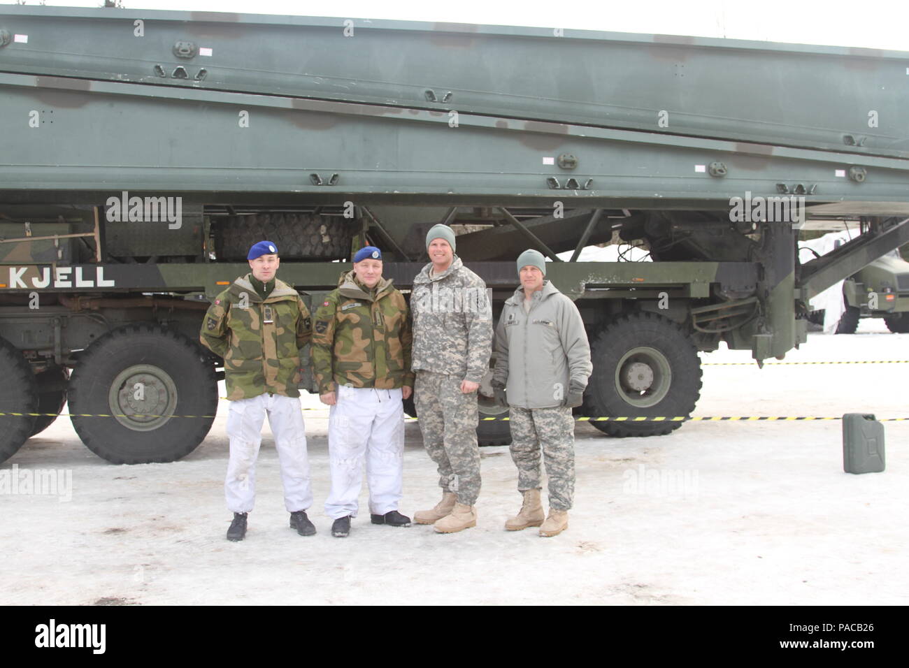 The 15th Engineer Battalion lieutenant colonel and command sergeant ...