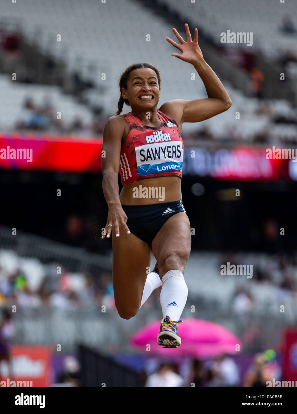 Great Britain's Jazmin Sawyers during day one of the Muller Anniversary ...