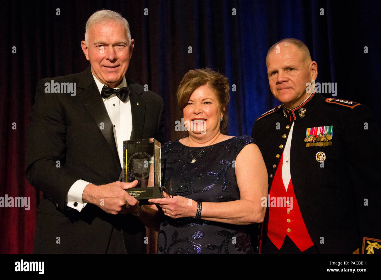 From left, retired U.S. Marine Gen. James T. Conway, the 34th ...