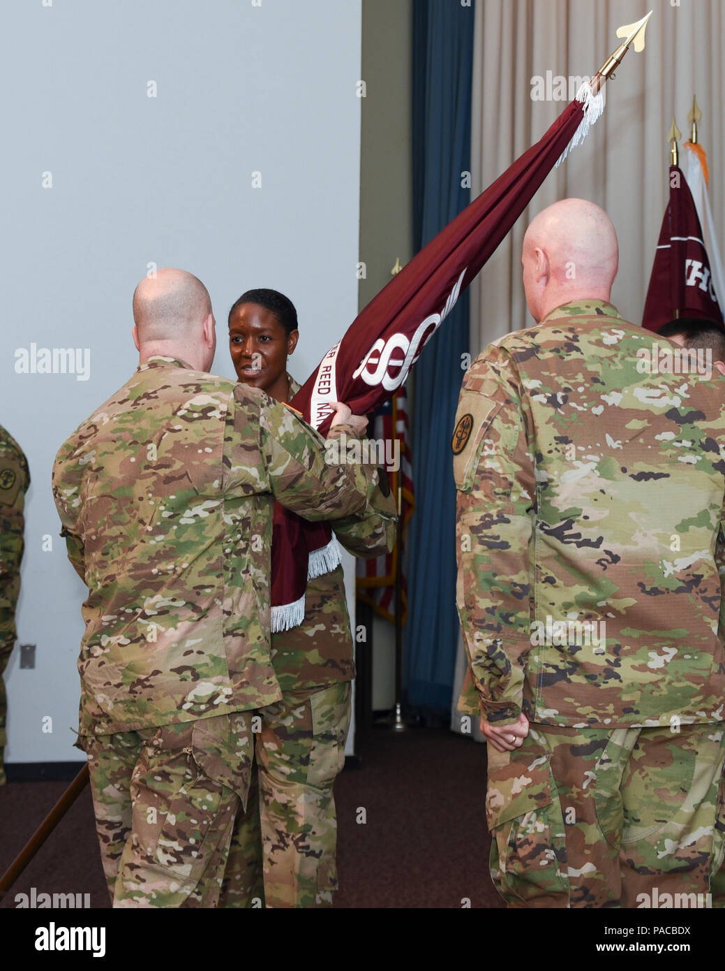 U.S. Army Command Sgt. Maj. Michelle Jones, incoming command sergeant ...
