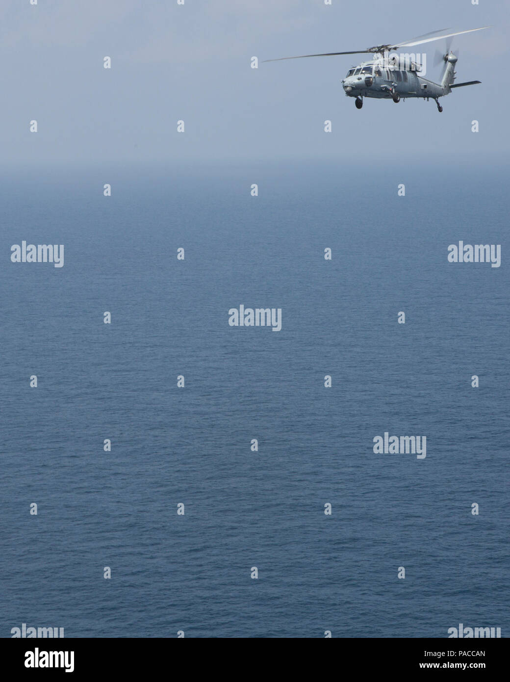 A U.S. Navy MH-60 Sea Hawk assigned to Helicopter Sea Combat Squadron ...