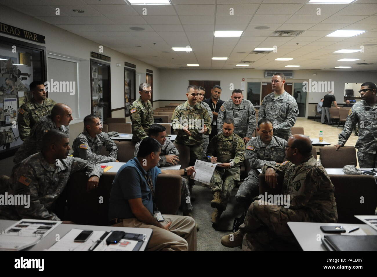 Participants work through a practical exercise on Immediate Response ...