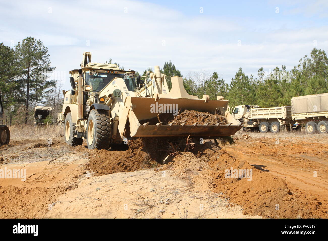 Soldiers with the 1-28 Inf. Regt., 3rd BCT, 3rd ID, use an HMEE Type 1 ...