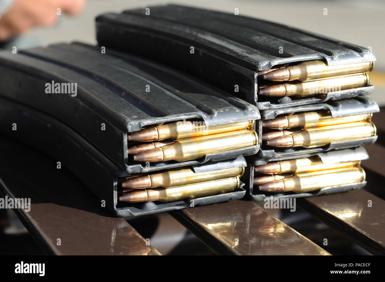 M4 Carbine magazines are pre-filled prior to entering the qualification ...