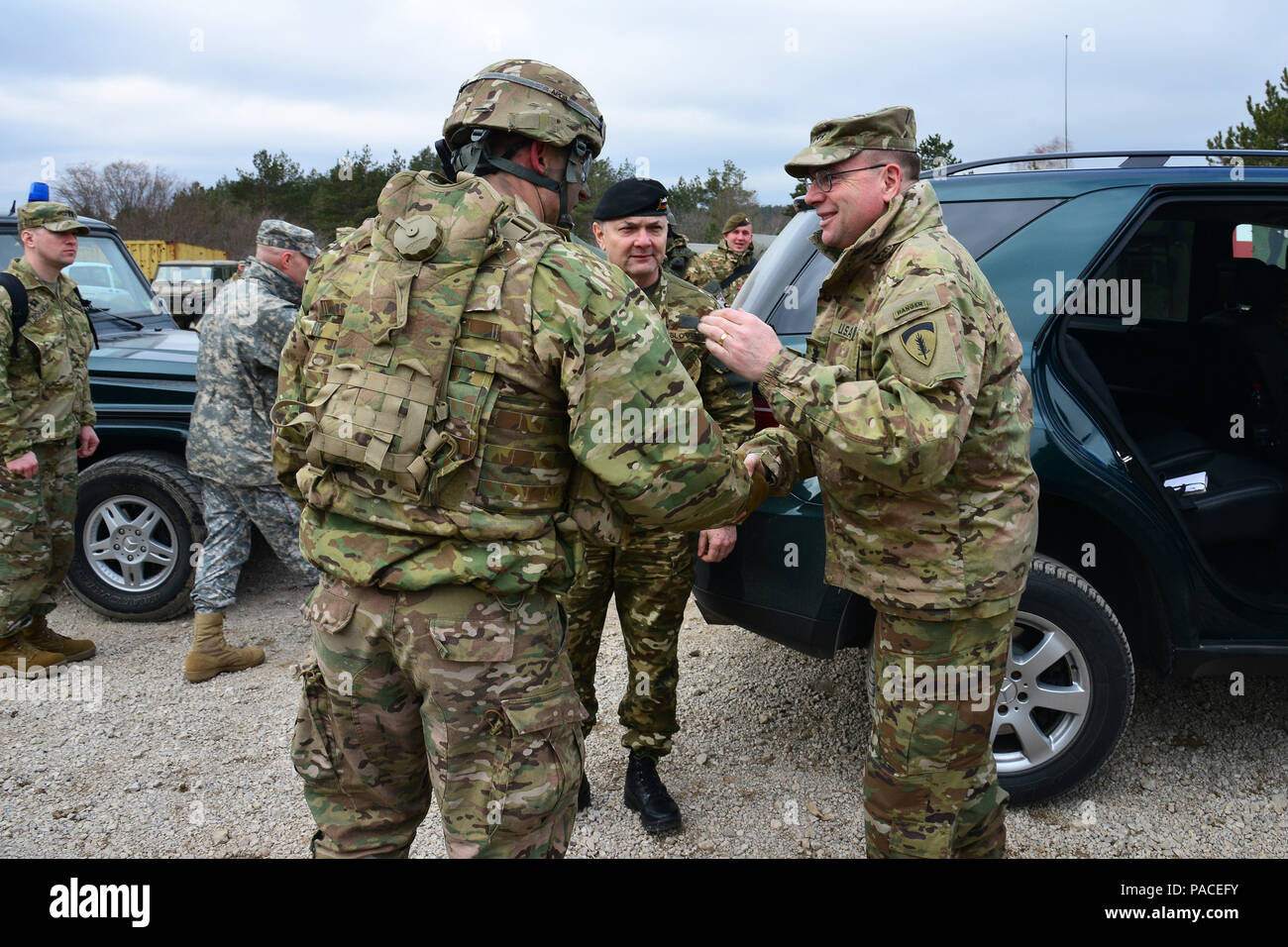 U.S. Army Lt. Col. Michael Kloepper (left), Commander of 2nd Battalion ...