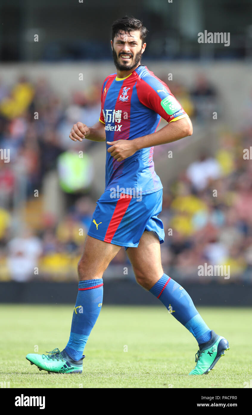Crystal Palace's James Tomkins during a pre season friendly match at ...