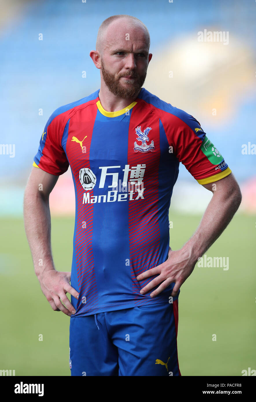 During pre season friendly match kassam stadium hi-res stock ...