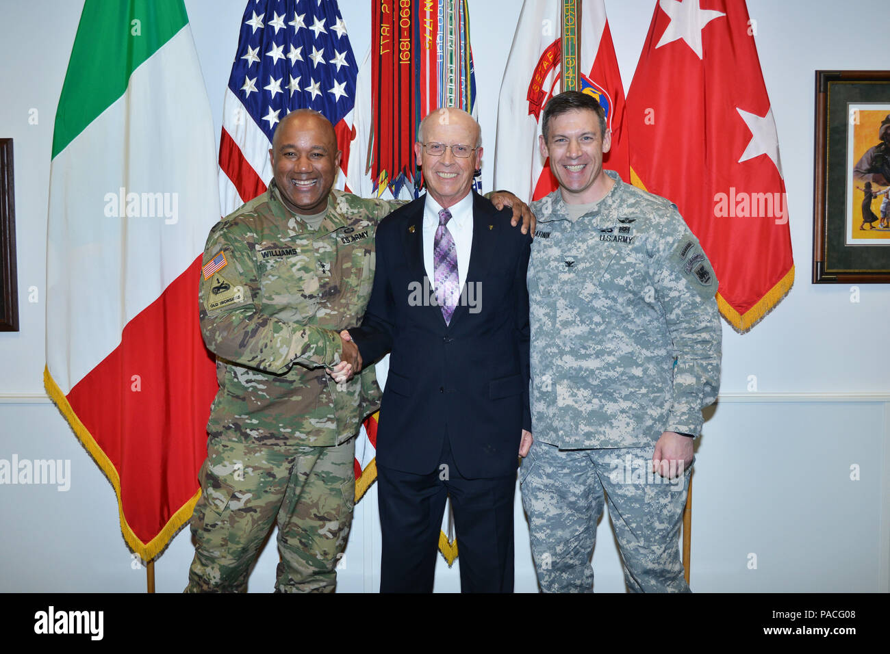 From left , Maj. Gen. Darryl A. Williams , U.S. Army Africa commanding ...
