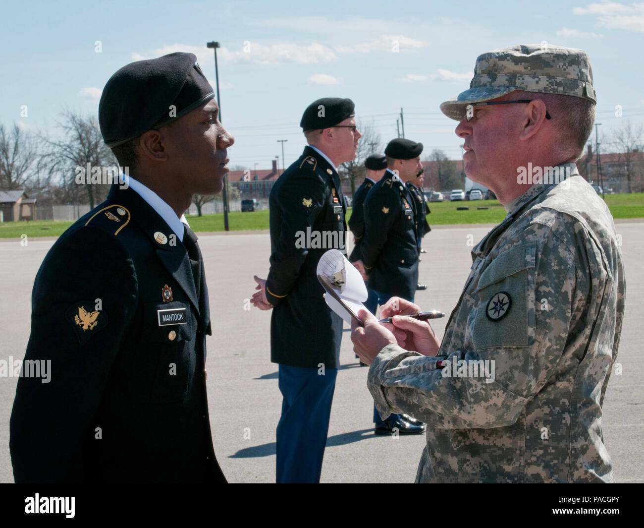 Command Sgt. Major Vernon Perry III, Command Sgt. Major of the 475th ...