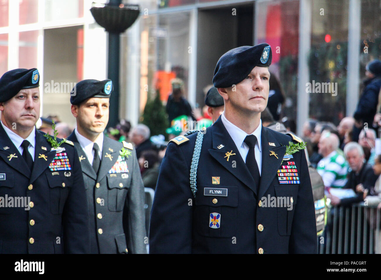 Lt. Col. Sean Flynn, battalion commander of the New York National Guard's 1st Battalion 69th ...