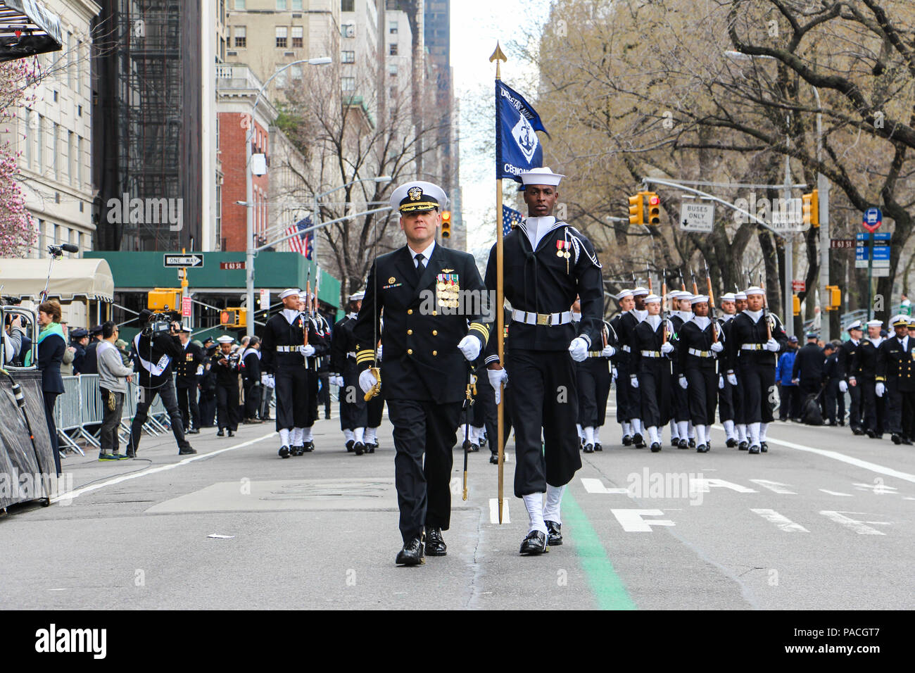 U.S. Navy Cmdr. John Giuseppe, commanding officer of the U.S. Navy ...