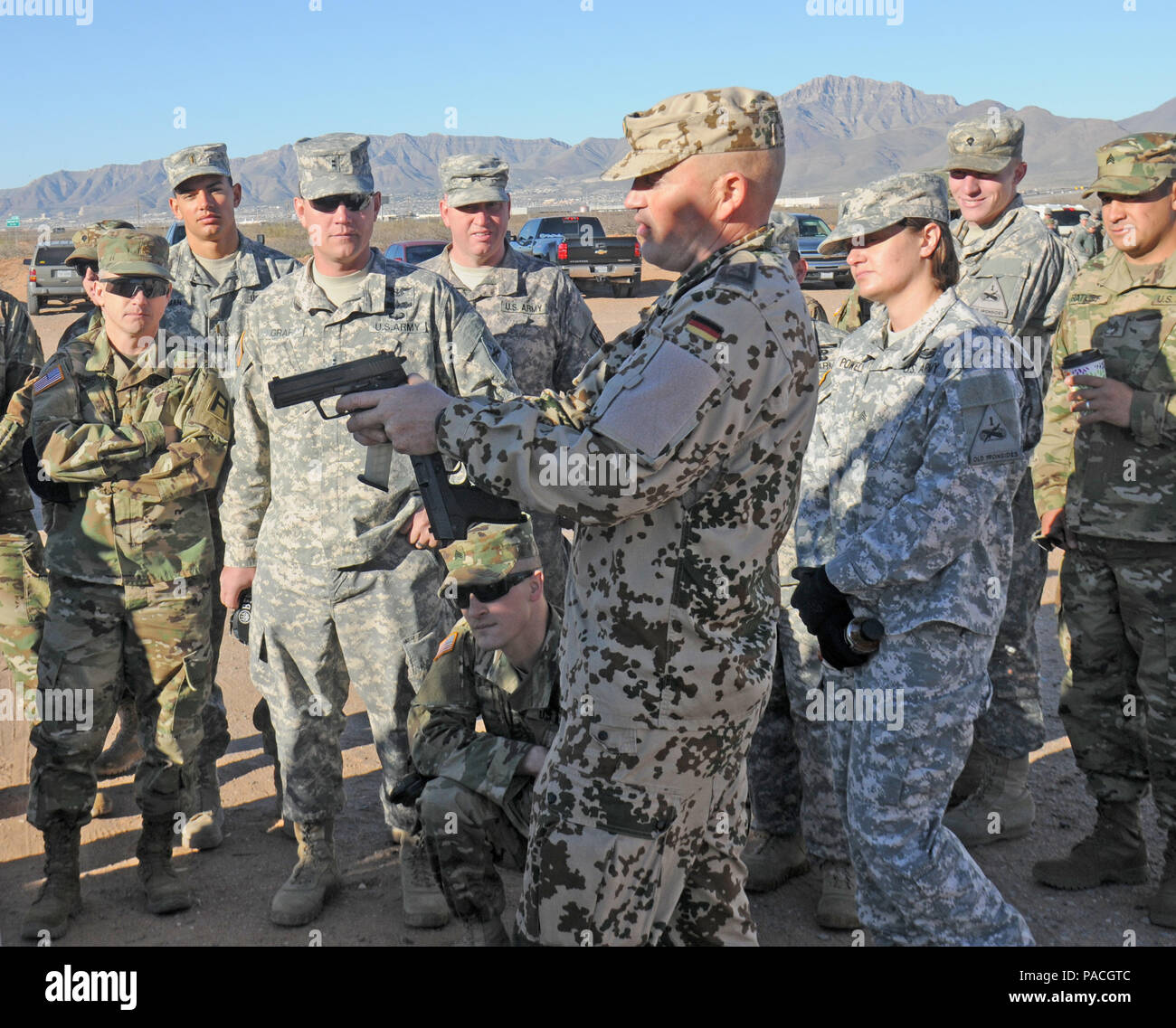 FORT BLISS, TEXAS – German Air Force Master Sgt. Thomas Schade ...