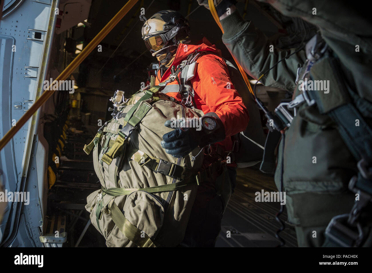 An Alaska National Guardsman from the 212th Rescue Squadron, Joint Base ...
