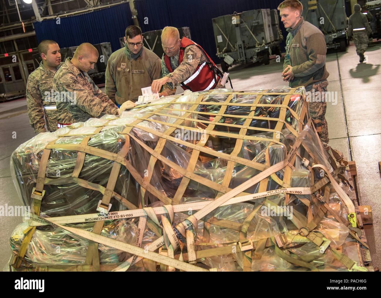 U.S. Air Force Airmen with the 35th Logistics Readiness Squadron ...