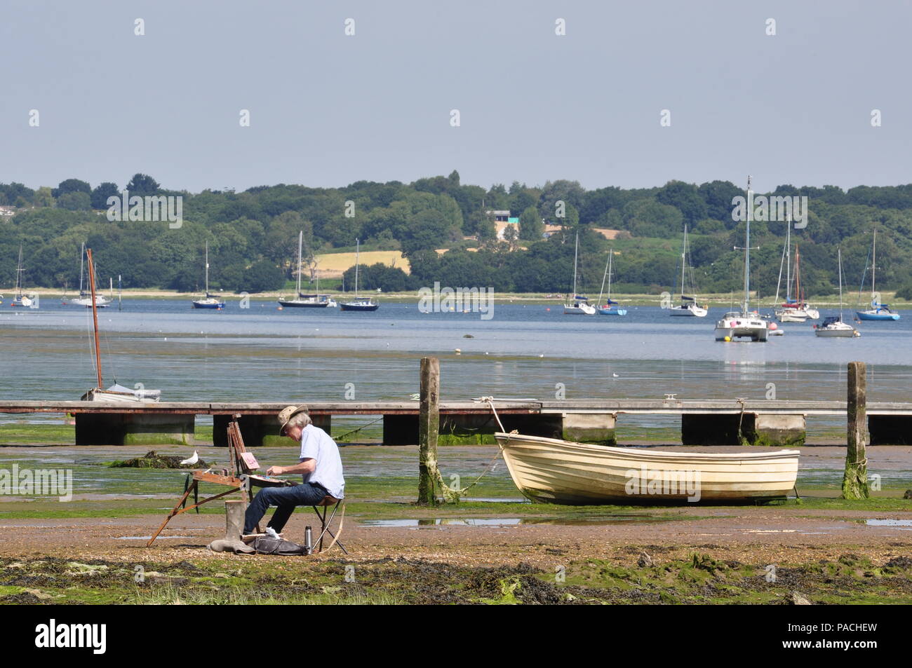 Pin Mill on the River Orwell, Suffolk UK Stock Photo - Alamy
