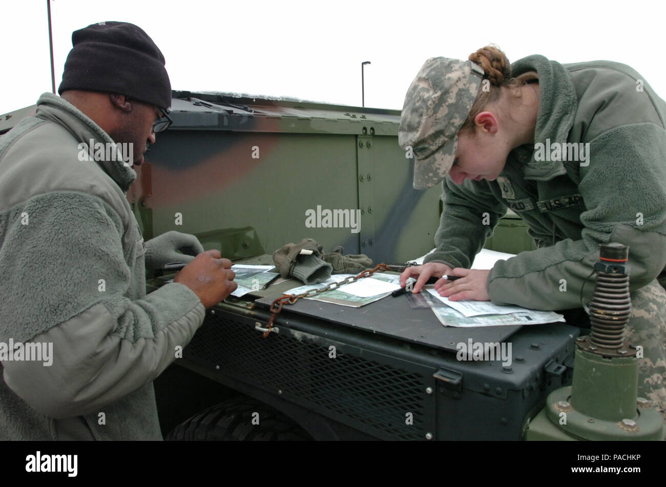 Pvt. Robert Ponder of Detroit, combat engineer assigned to Headquarters ...