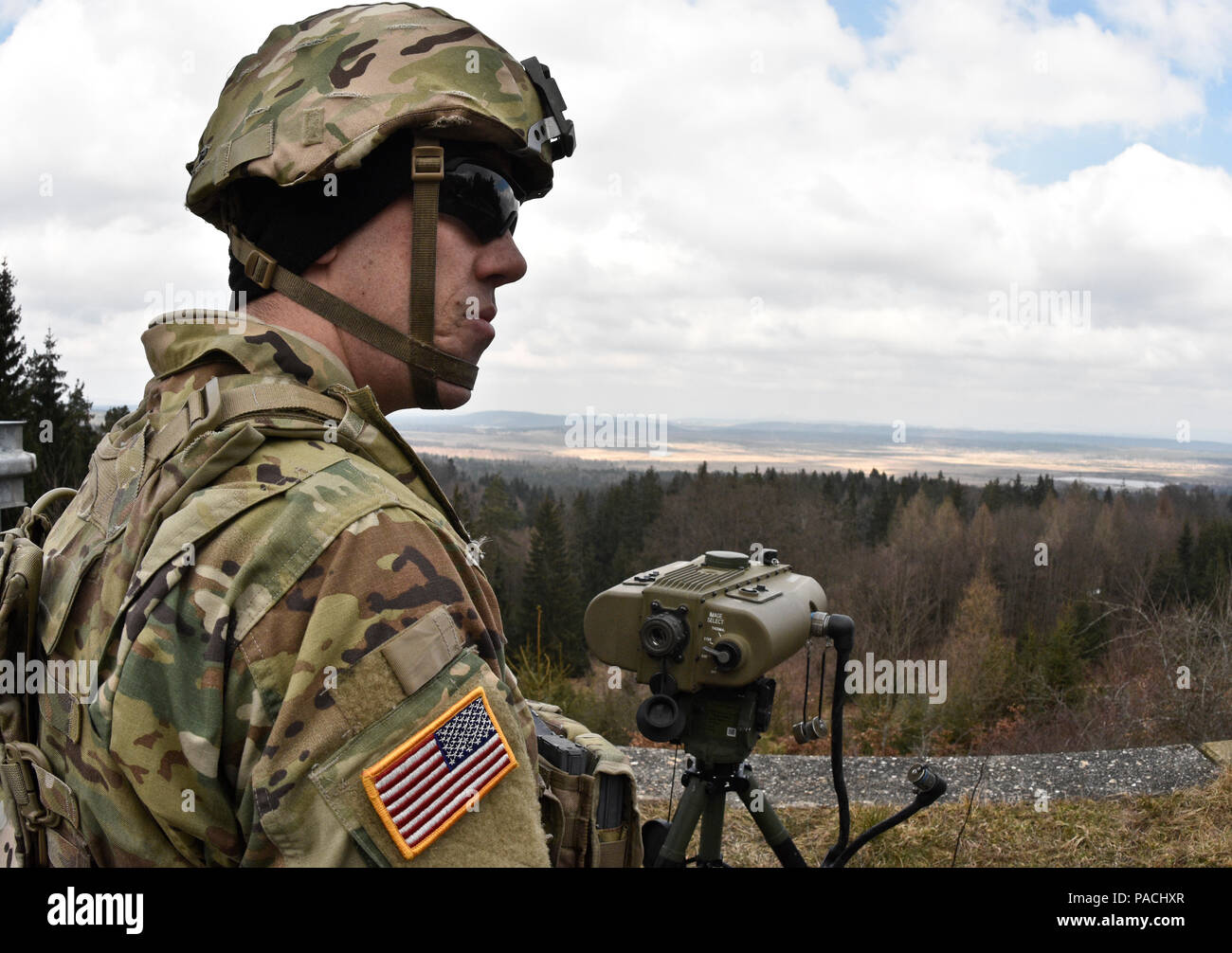 Sgt. Thomas Banas, a forward observer assigned to Headquarters and ...