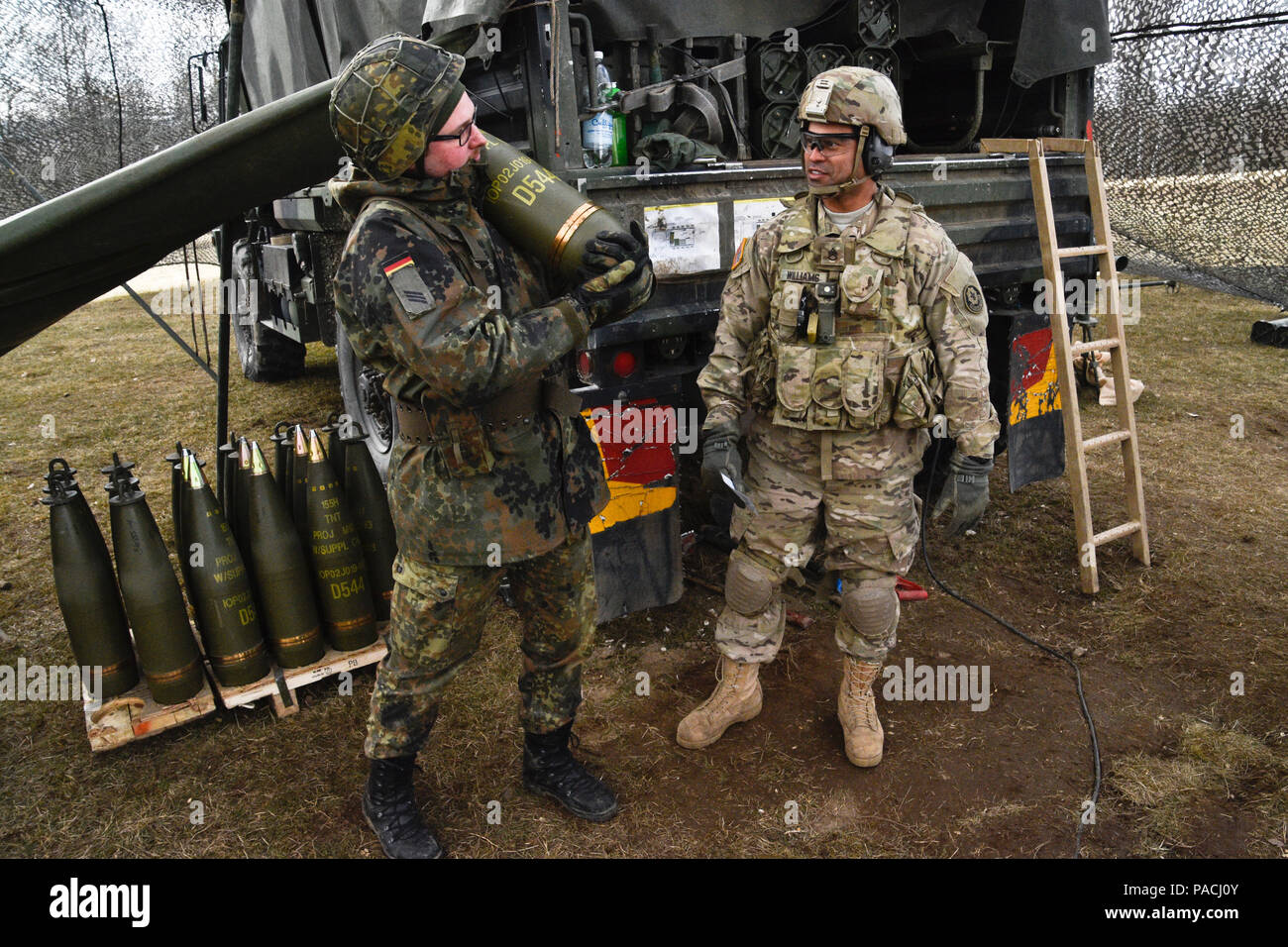 Troopers assigned to Archer Battery, Field Artillery Squadron, 2nd ...