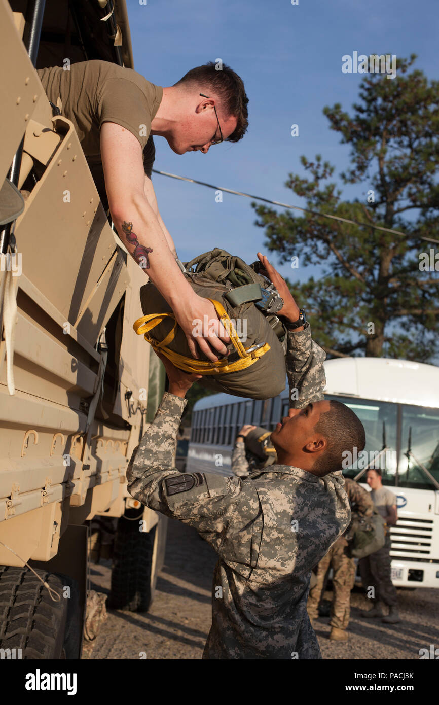 A U.S. Army paratrooper from the 112th Special Operations Signal ...