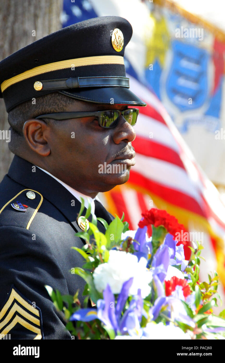 U.S. Army Reserve Soldier Sgt. 1st Class Gregory Pendergrass prepares ...