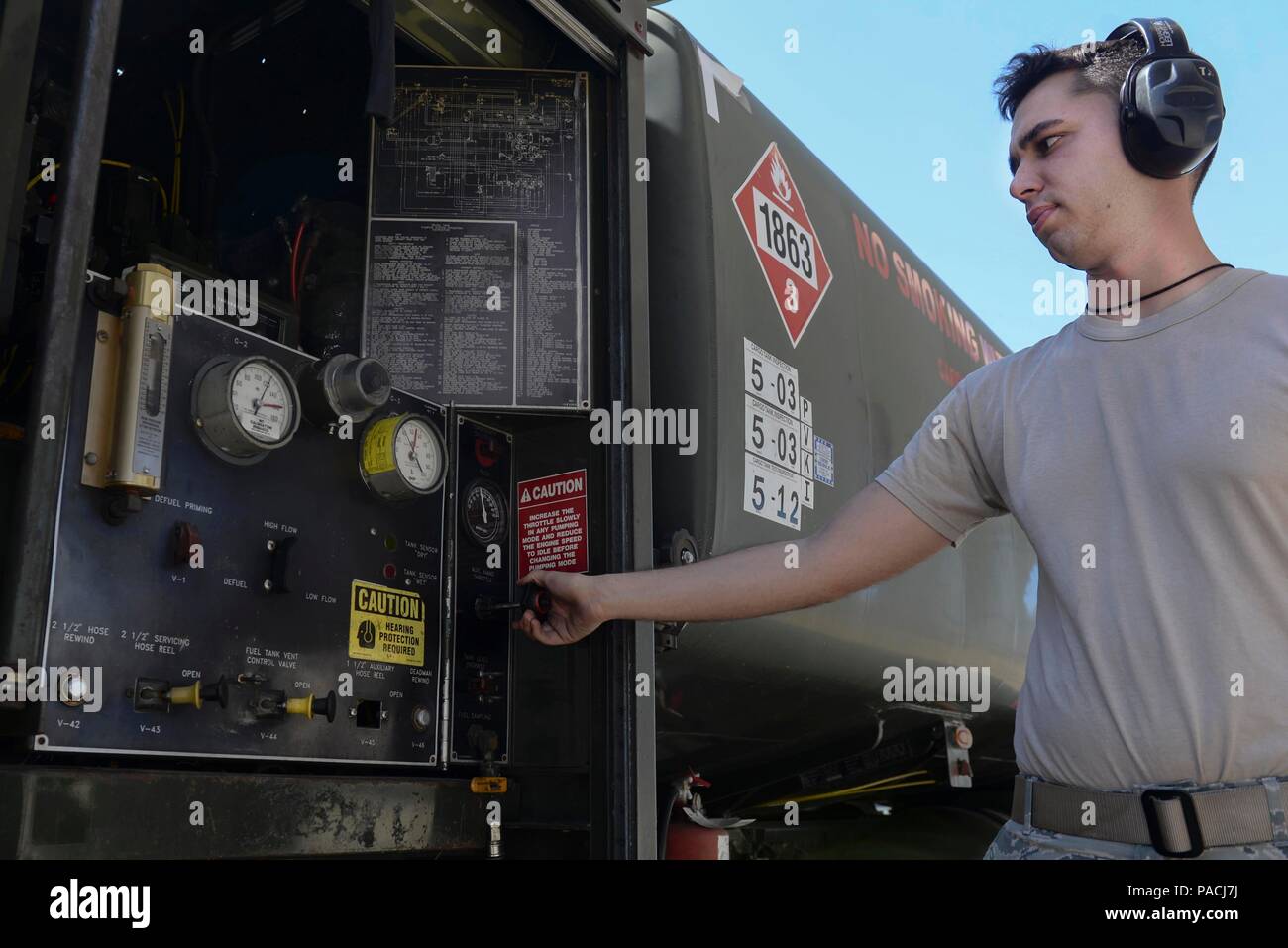 Airman 1st Class Christopher Lansville, 4th Logistics Readiness ...