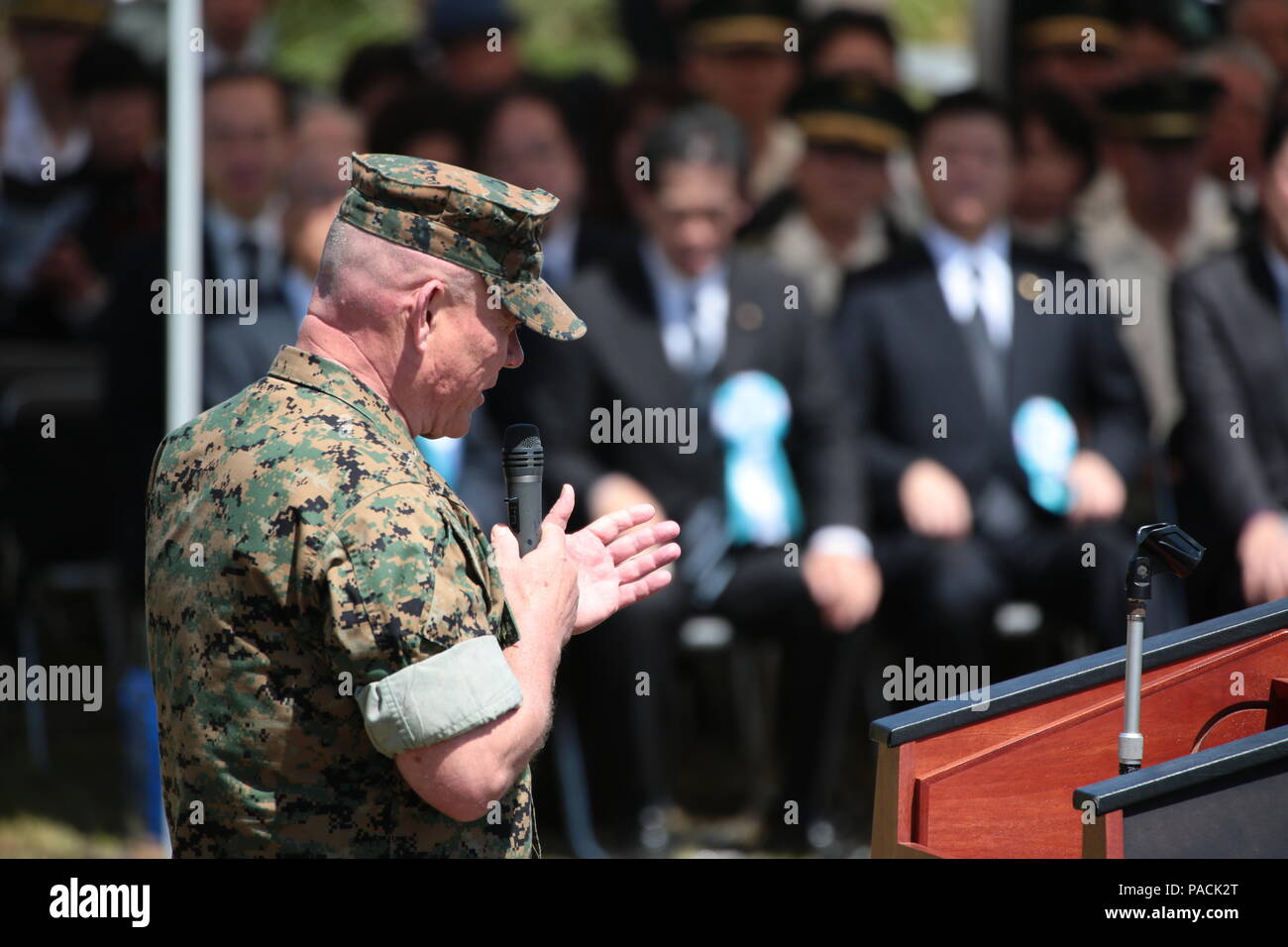 U.S. Marine Corps Lt. Gen. Larry D. Nicholson, Commanding General, III ...