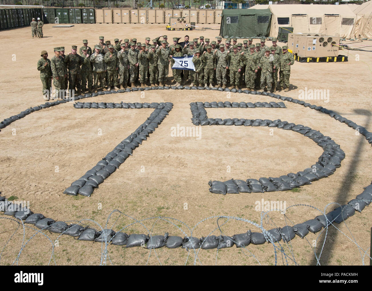 This is Command Task Force (CTF) 75 group photo during exercise Foal ...