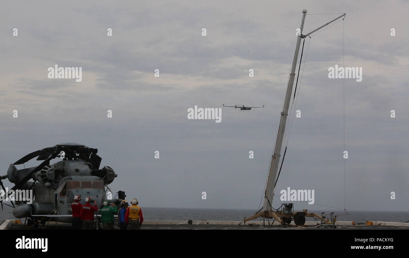 U.S. Marines and Sailors with Unmanned Aerial Vehicle Squadron 2 (VMU-2 ...