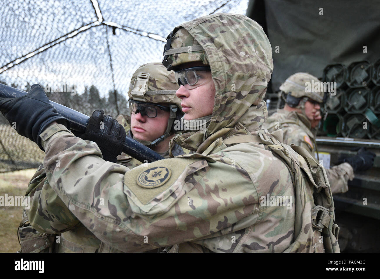 Troopers assigned to Archer Battery, Field Artillery Squadron, 2nd ...