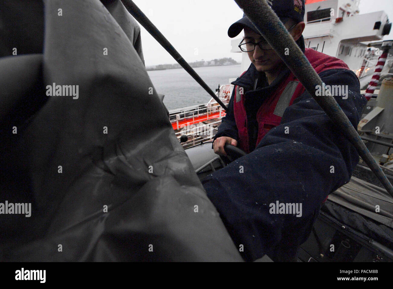 COBH, Ireland (March 23, 2017) - Machinist's Mate 3rd Class James Dyer ...