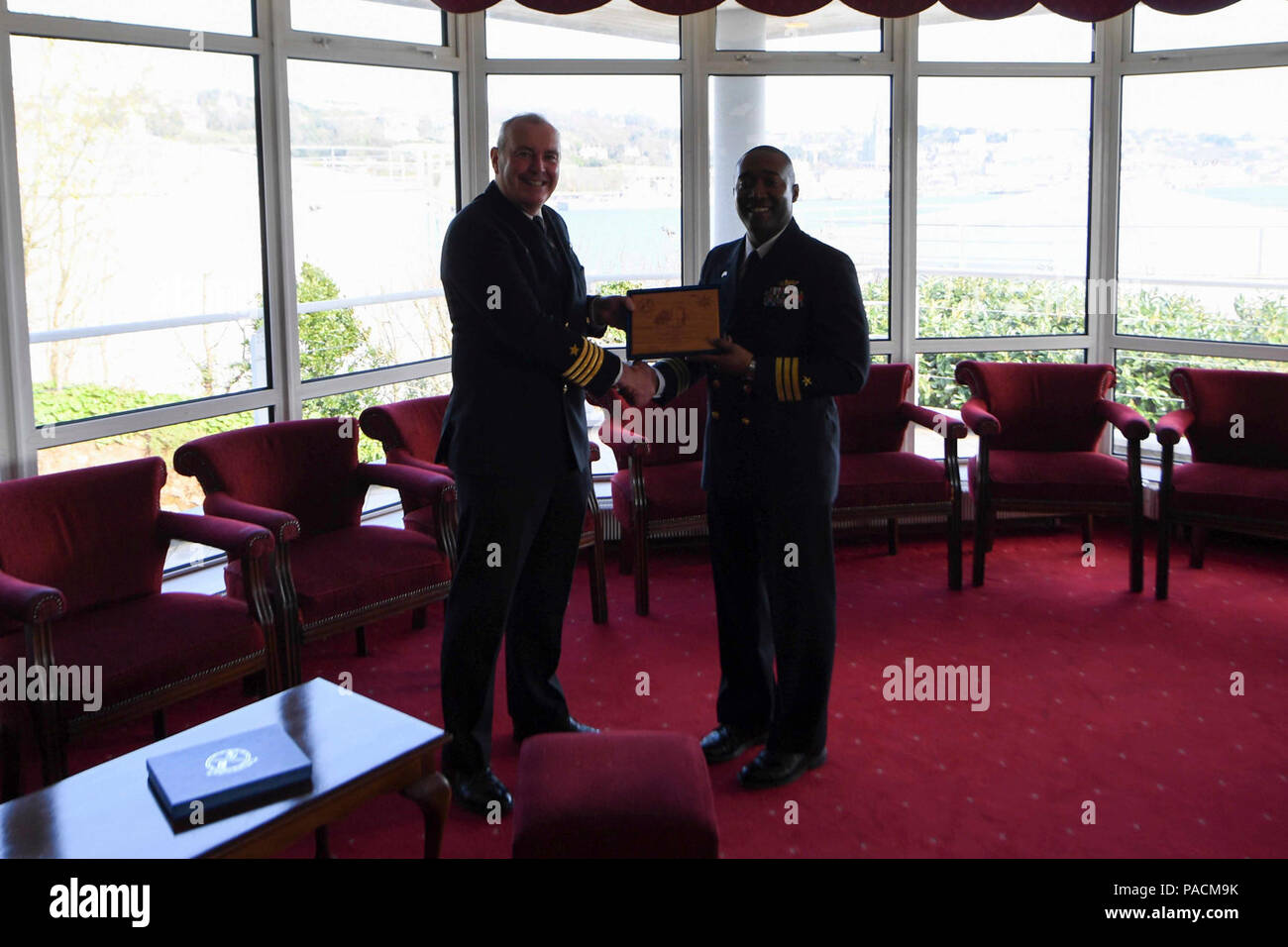 COBH, Ireland (March 24, 2017) - Cmdr. Timothy Moore, commanding ...