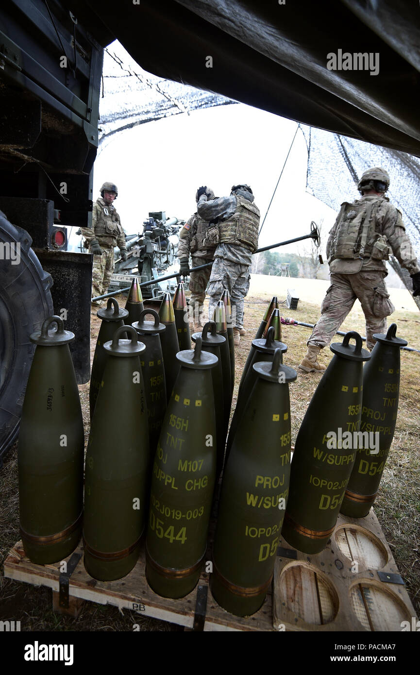 Troopers assigned to Archer Battery, Field Artillery Squadron, 2nd ...