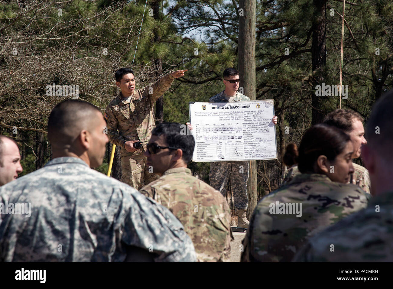 U.S. Army paratroopers assigned to the U.S. Army John F. Kennedy ...