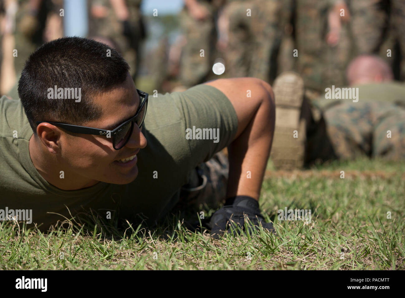 U.S. Marine Corps Staff Sgt. Dylan Hernandez, an instructor at the ...