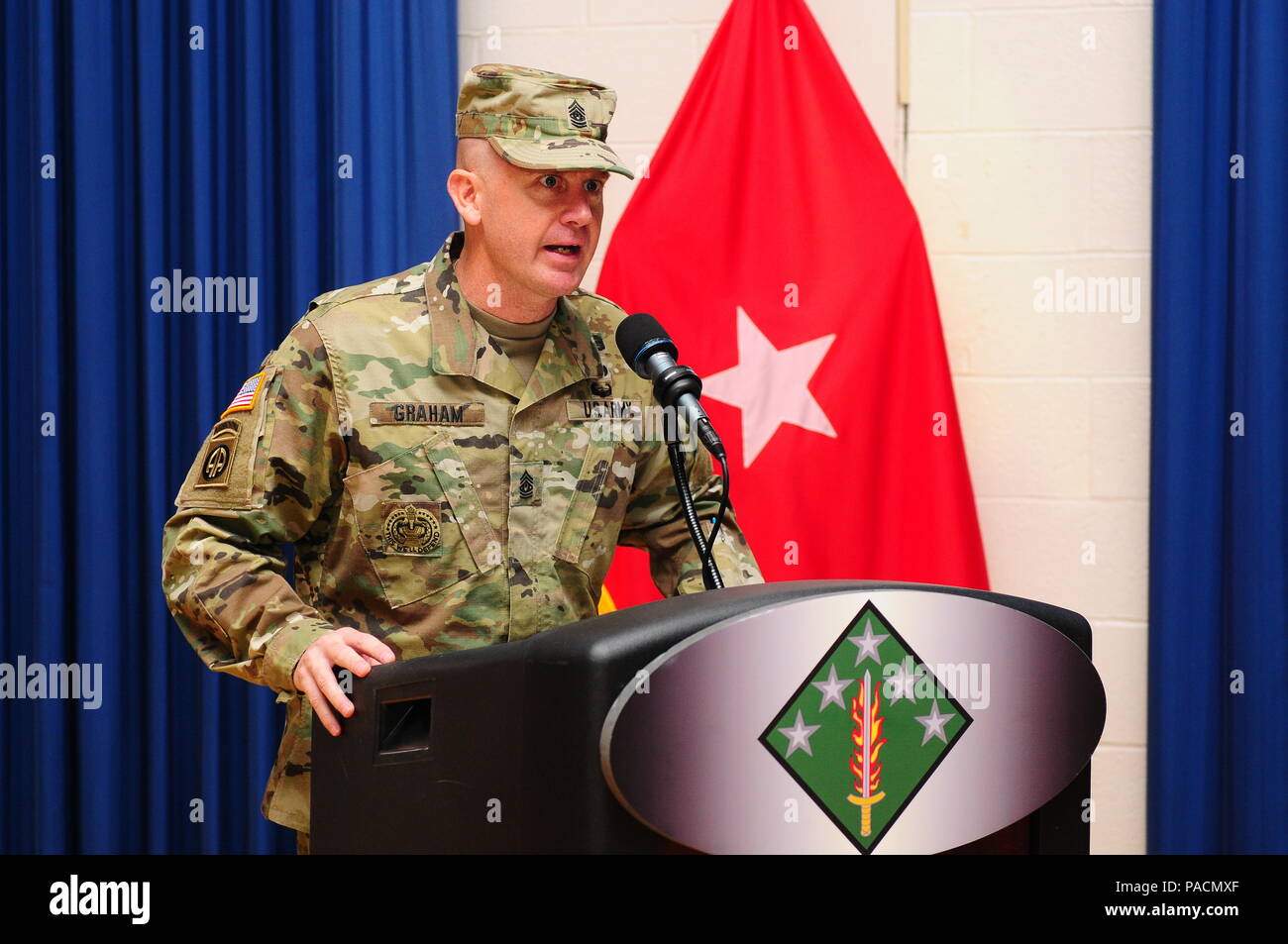 Command Sgt. Maj. Kenneth M. Graham, recently appointed command ...