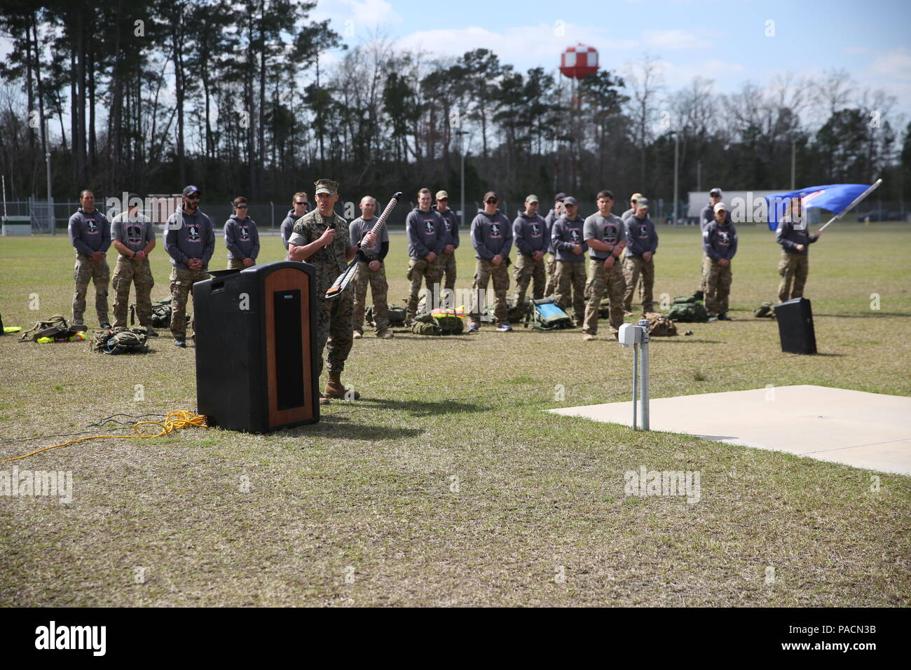 Lieutenant Col. Craig Wolfenbarger, commanding officer of 2nd Marine ...