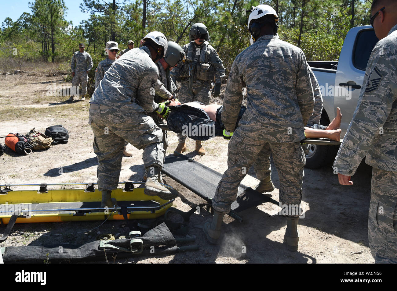 Airmen from Joint Task Force-Bravo 612th Air Base Squadron Fire ...
