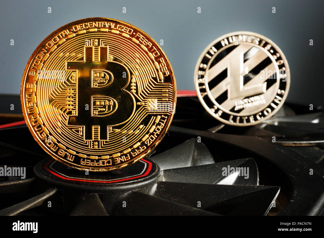 Bitcoin mining cryptocurrency exchange hi-res stock photography and ...