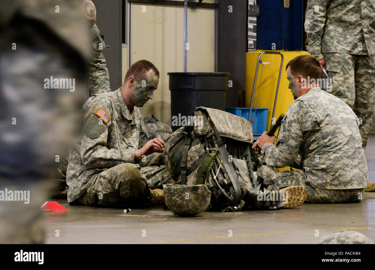 U.S. Army Reserve Sgt. Alan Spiers, 412th Civil Affairs Battalion, A ...