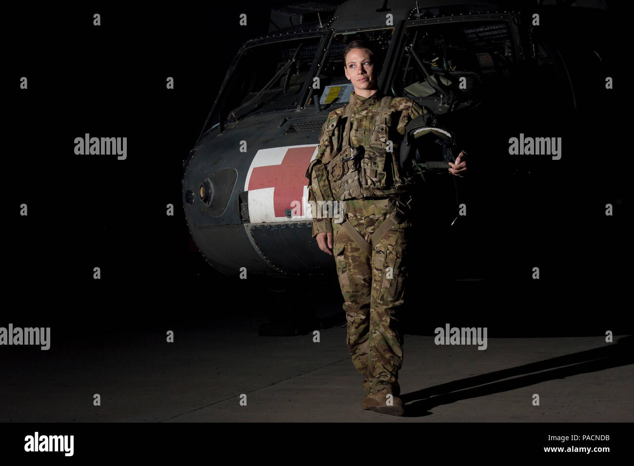 CW2 Megan Yanacek is a medevac pilot with Company C, 2nd Battalion ...