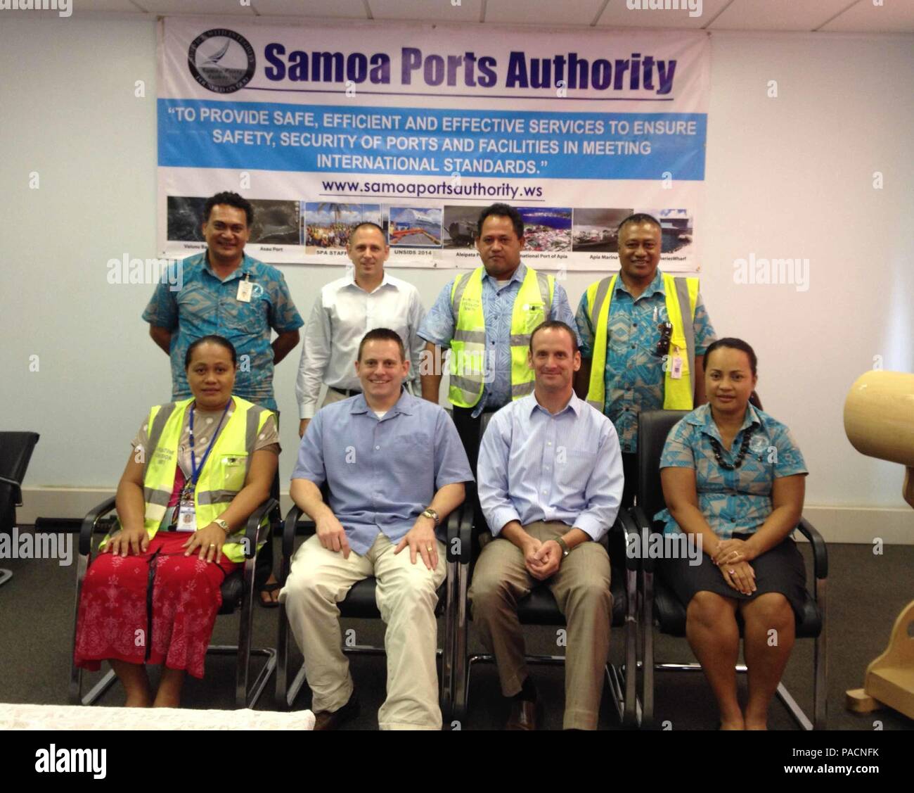 A U.S. Coast Guard International Port Security team completed a ...